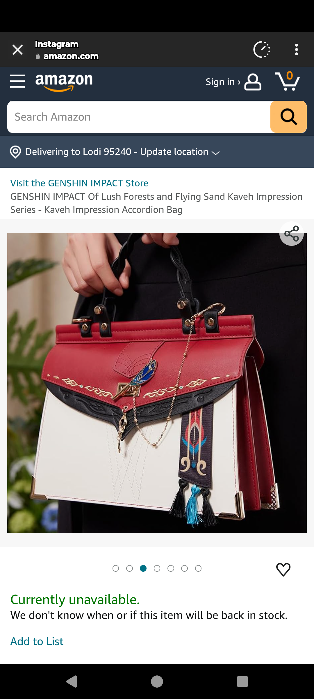 Genshin Kaveh Bag Merch Genshin Impact | HoYoLAB