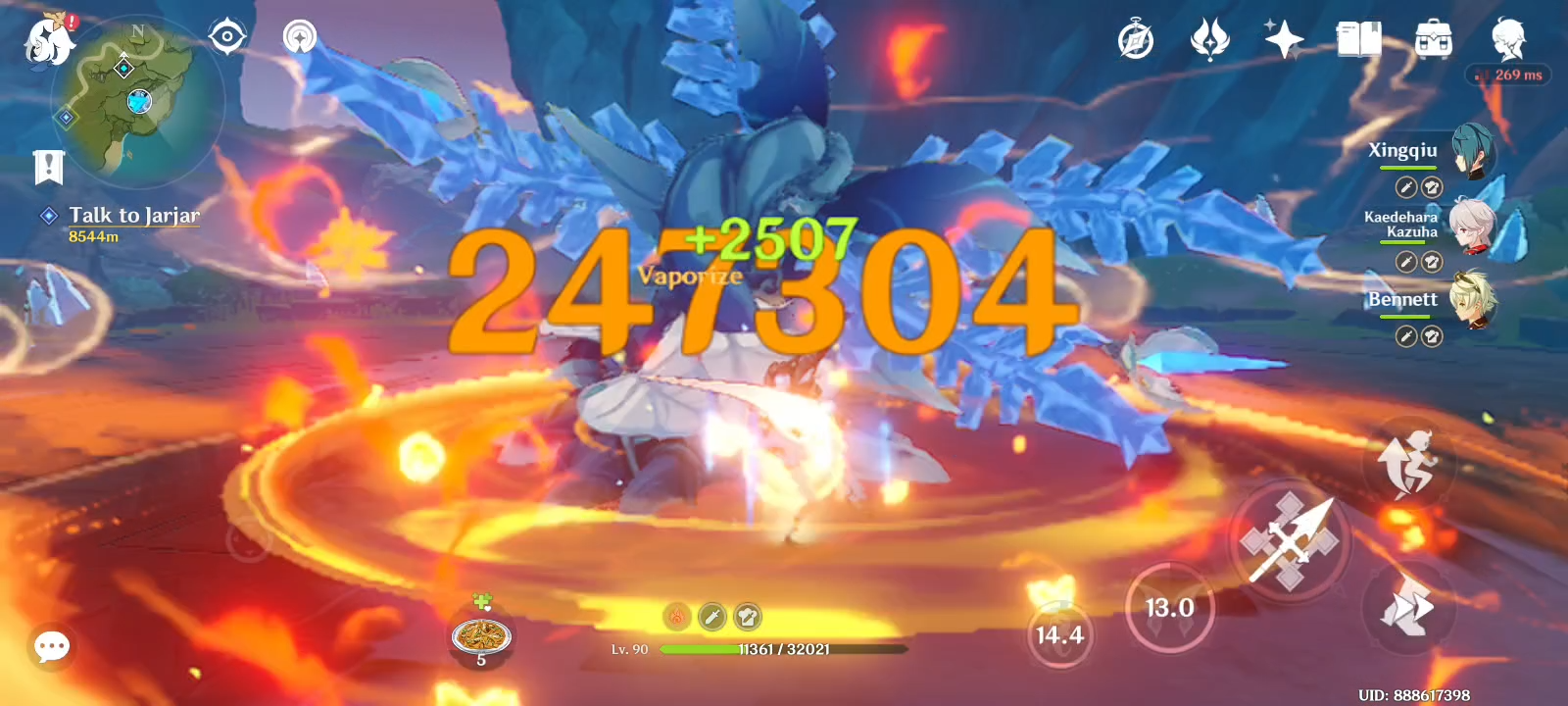 My poorly build hutao & her unbuild supports help my hu to hit smthong ...