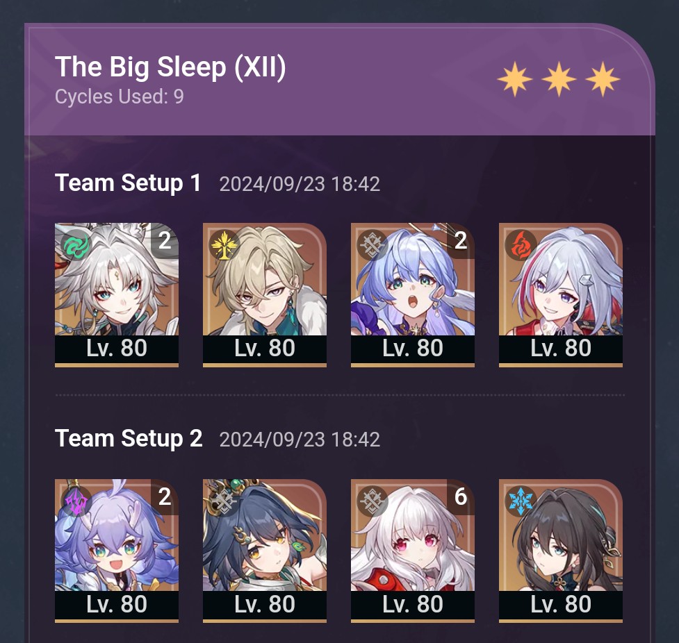 Finally beat MoC stage 12 Honkai: Star Rail | HoYoLAB