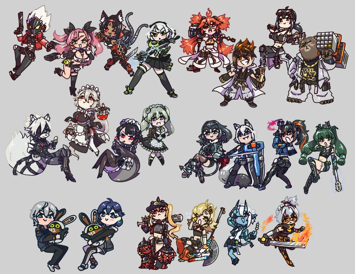 everyone chibi! Zenless Zone Zero | HoYoLAB