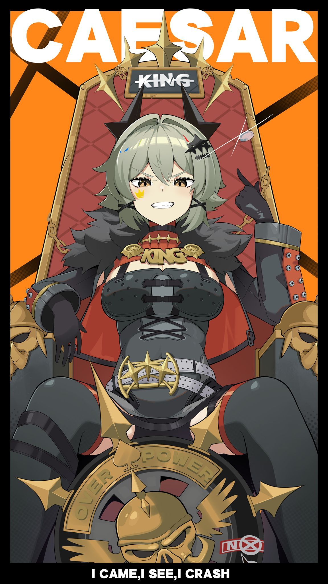 A Cool Caesar Wallpaper for Phone Users! ️‍🔥🏍️👑[ CREDITS IN DESCRIPTION ] Zenless Zone Zero ...