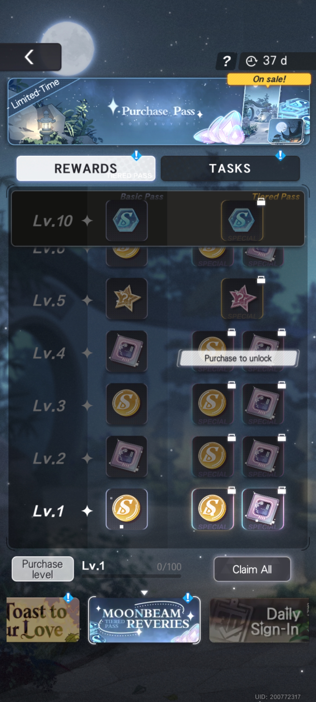 Moonbeam Reveries + Vyn's Birthday Card Rerun Tears of Themis | HoYoLAB