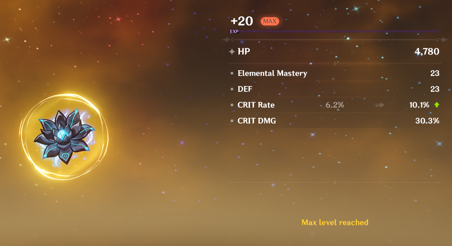 my first 50 cv artifact after 4 years of playing Genshin Impact | HoYoLAB