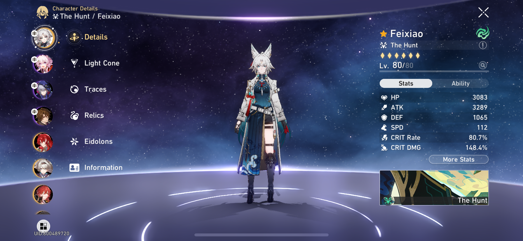 My Feixiao Build Honkai: Star Rail | HoYoLAB