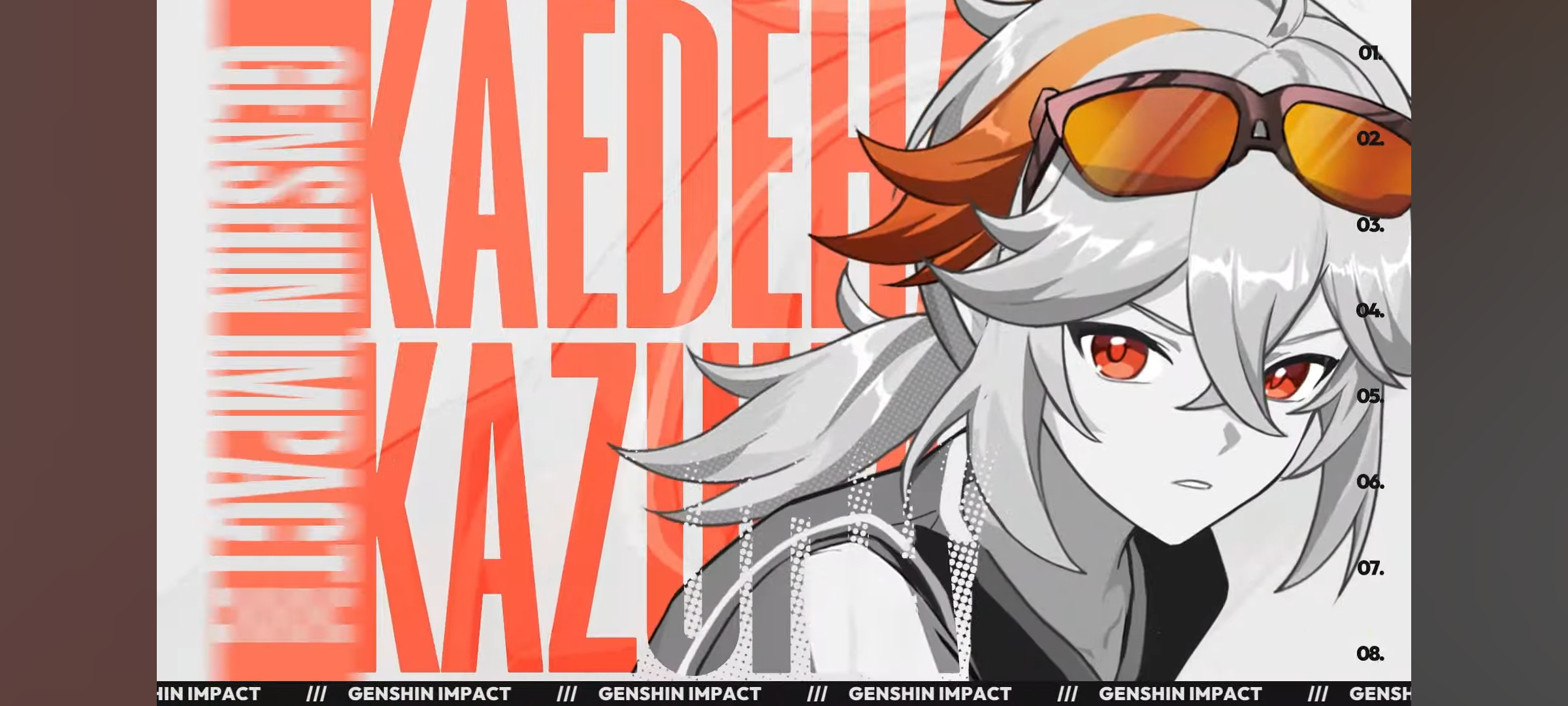 The face zoom will never stop giving me heartattacks~ kazuha from the ...