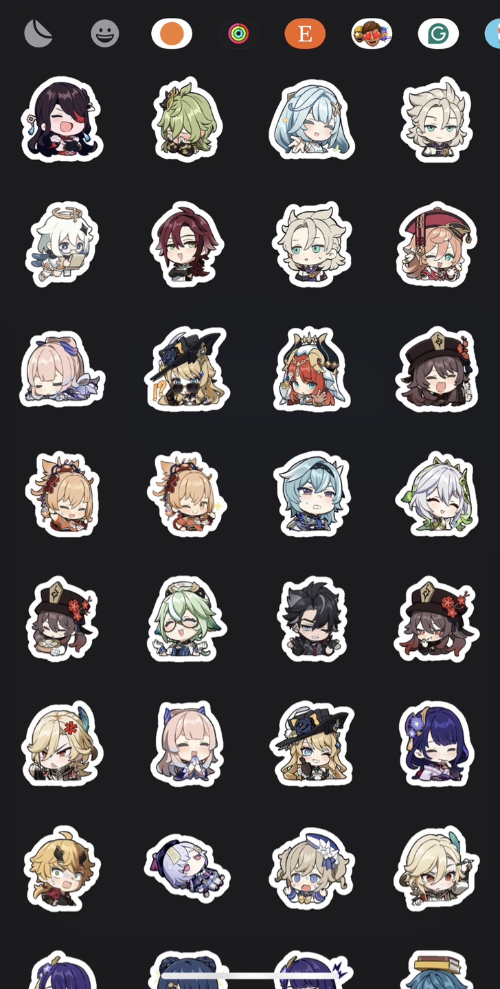 Put emotes on my phone Genshin Impact | HoYoLAB