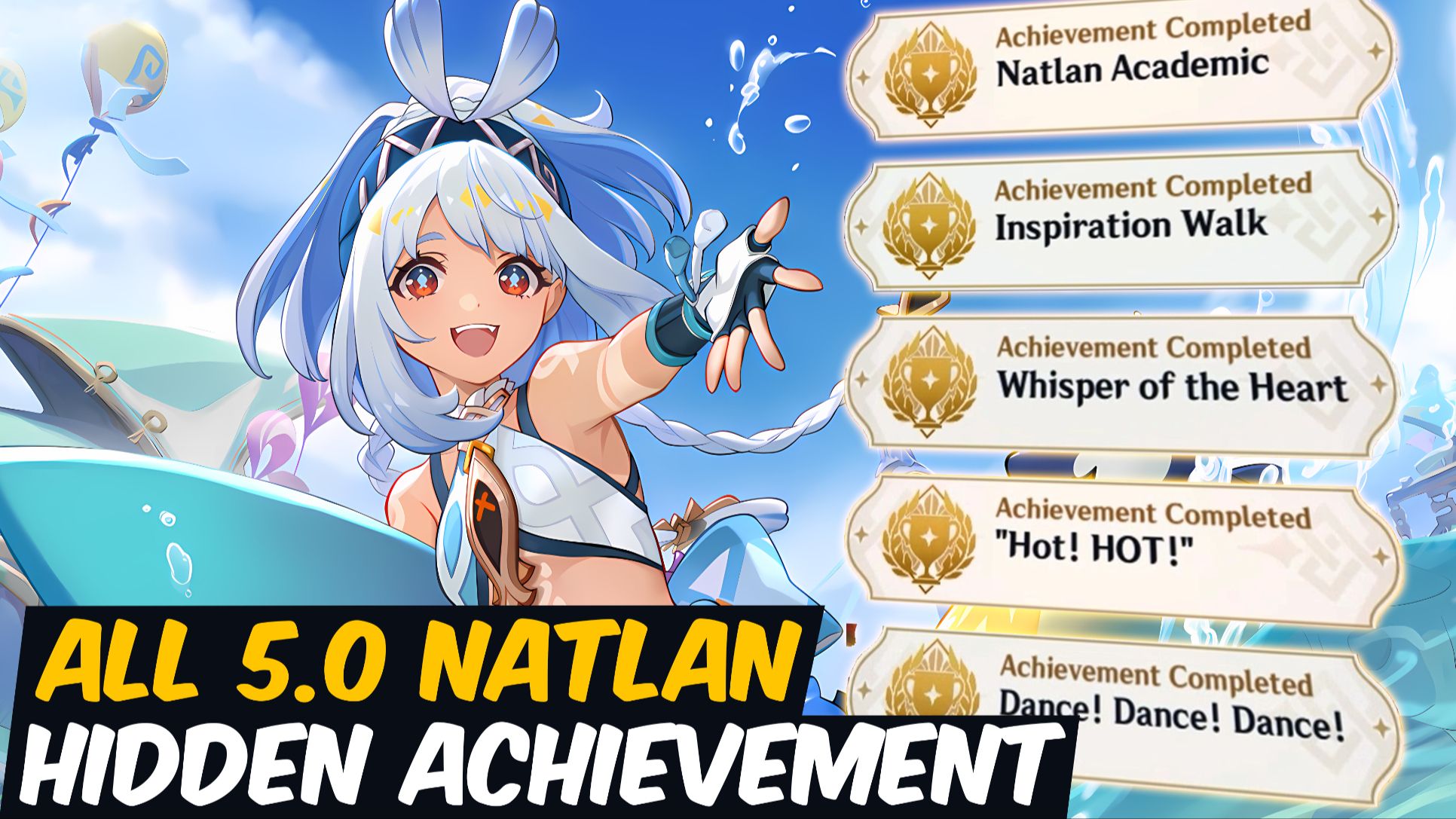 All NATLAN 5.0 Hidden Achievements | Genshin Impact Natlan Genshin ...