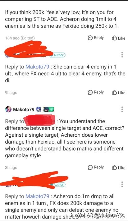 When you don't understand the difference between single target damage ...