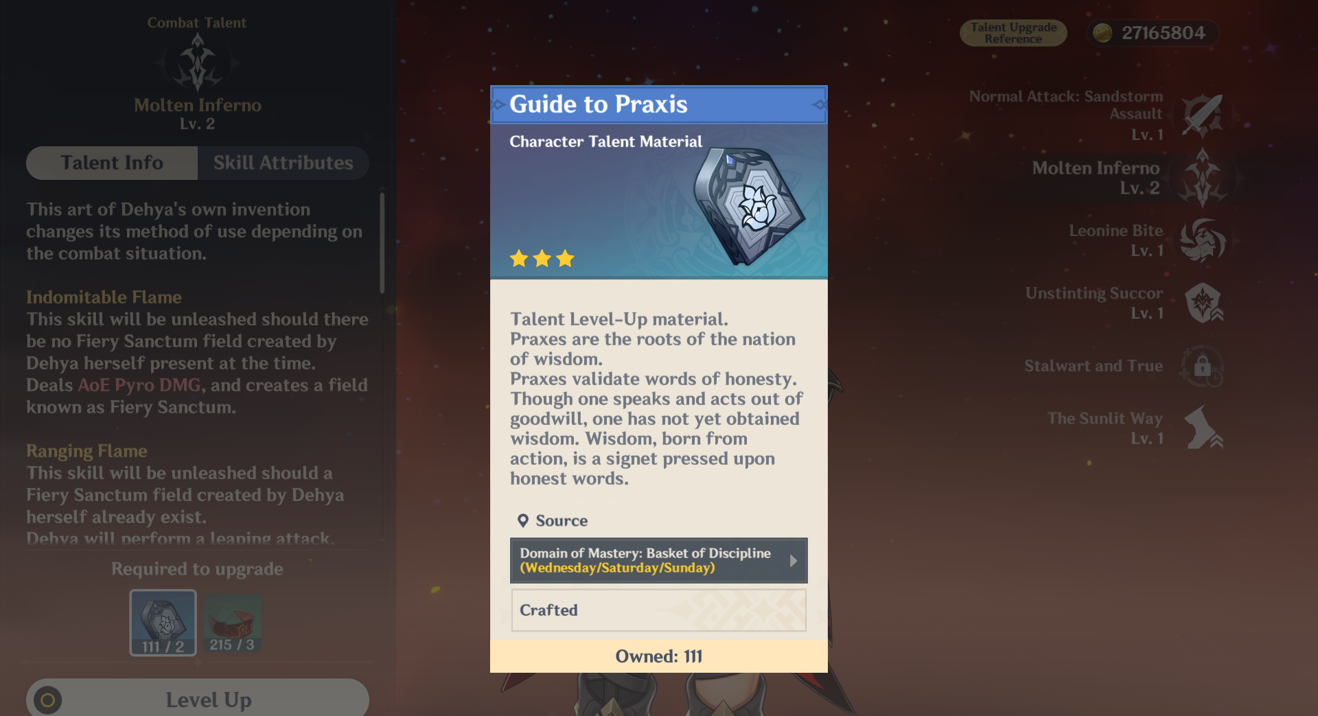 i have never farmed this talent book domain a day in my life Genshin ...