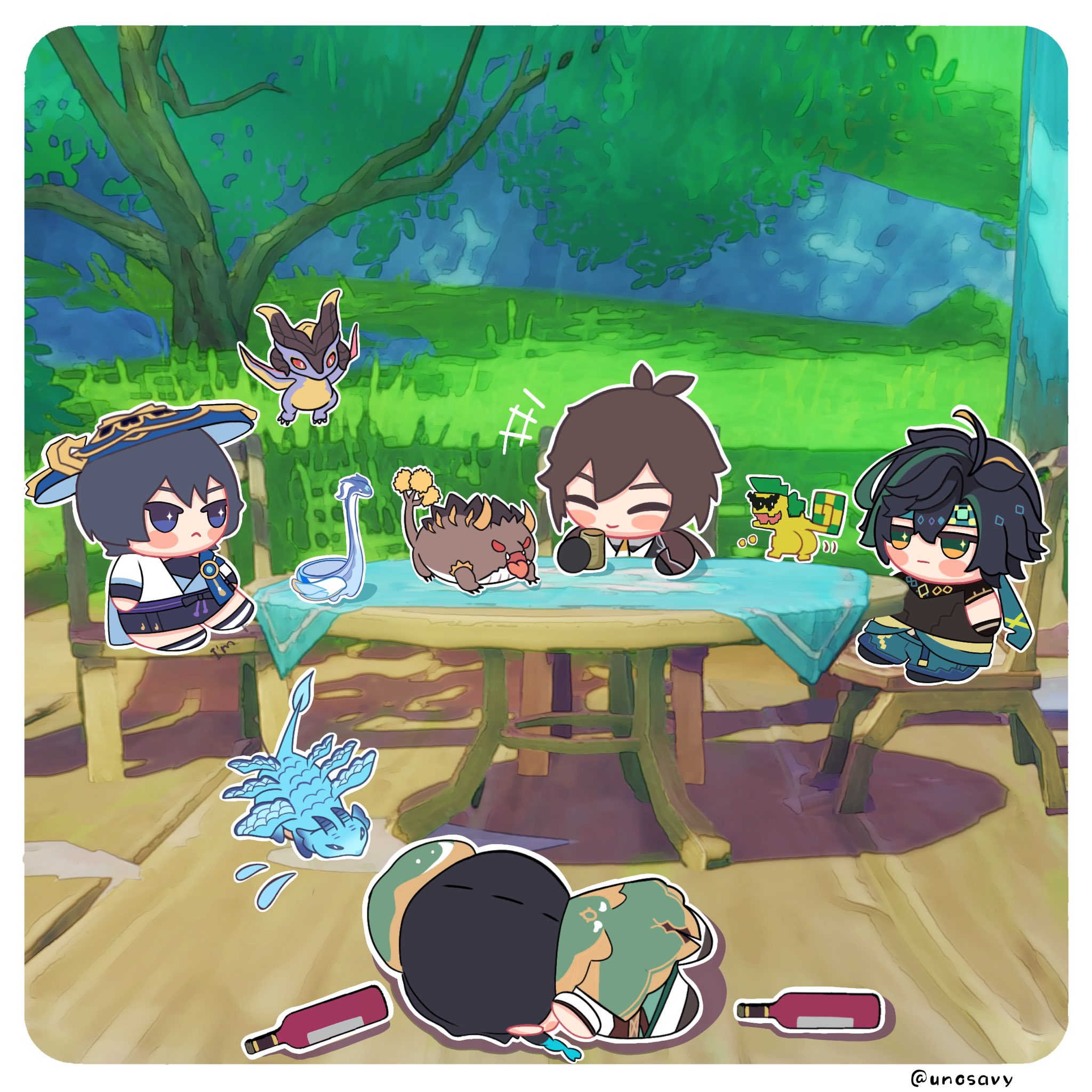 Dragon meeting Genshin Impact | HoYoLAB