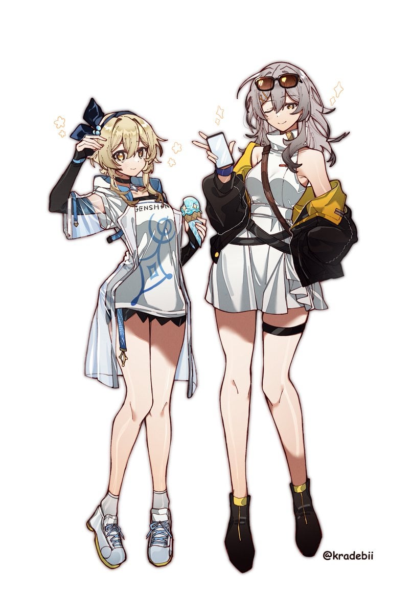 Lumine and stelle (not a ship) Honkai: Star Rail | HoYoLAB
