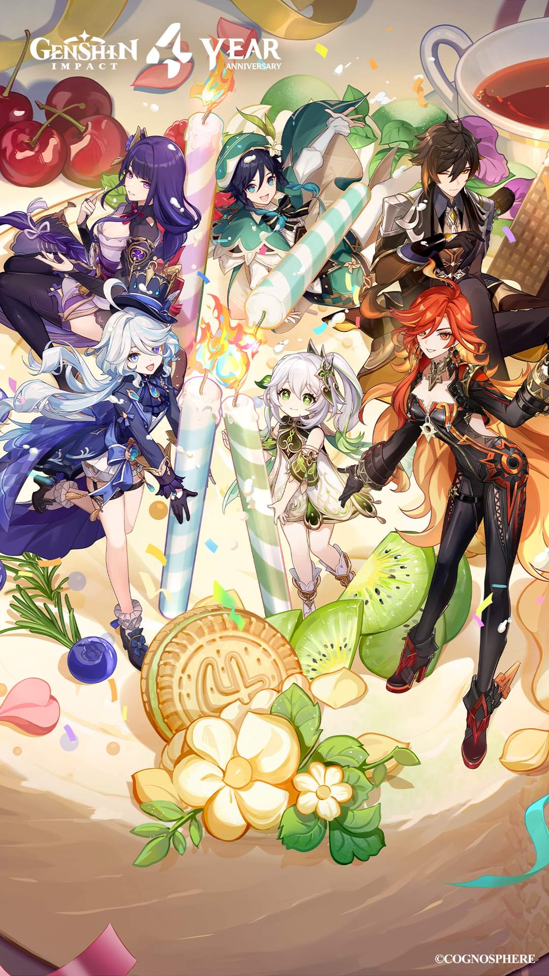 Happy 4th anniversary 🎉 Genshin Impact | HoYoLAB