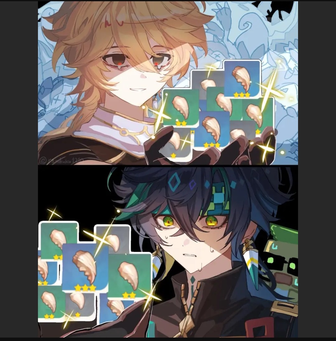 I edited a lumine version of this meme! ( read desc plss) Genshin ...