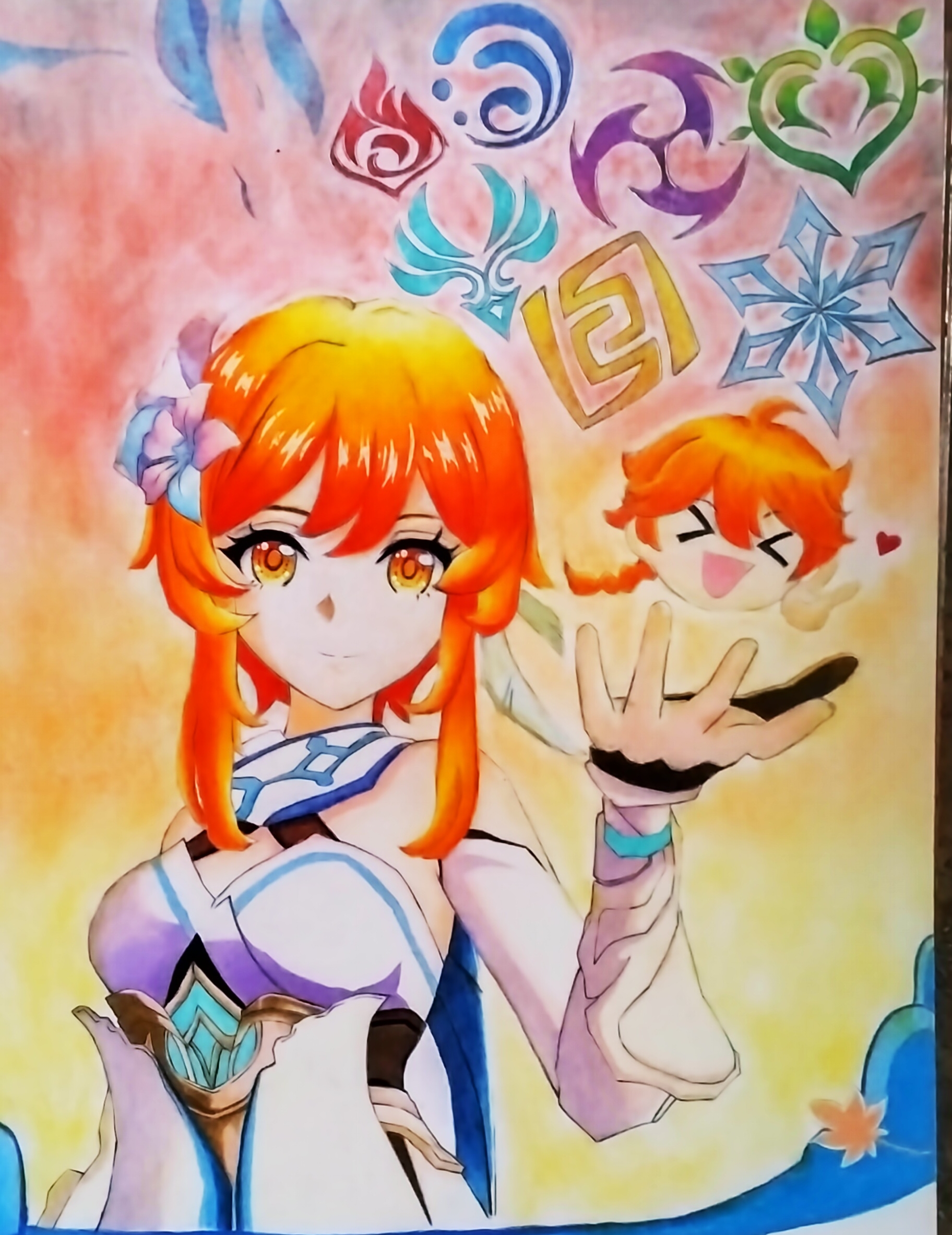 MY DRAWING of LUMINE MY FAVORITE MAIN CHARACTER in GENSHIN IMPACT ...