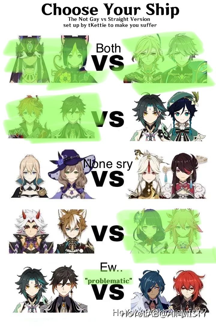 Genshin choose your ships! Genshin Impact | HoYoLAB