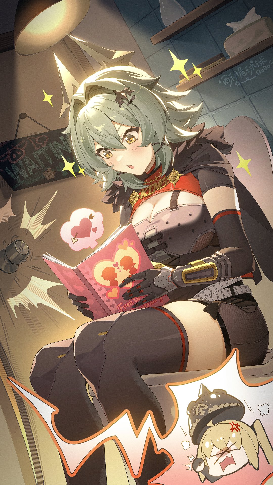 Tf is she reading... 👀 Zenless Zone Zero | HoYoLAB