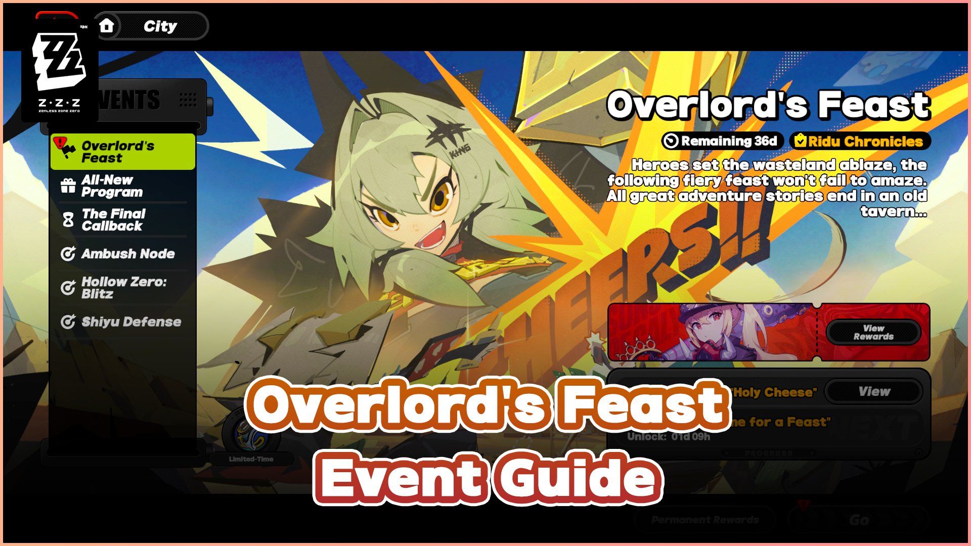 [ZZZ 1.2] Overlord's Feast Event Guide | Get all the right foods here! Zenless Zone Zero | HoYoLAB