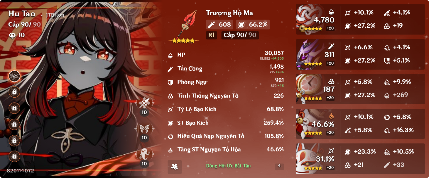 Build Hutao ổn chứ Genshin Impact | HoYoLAB