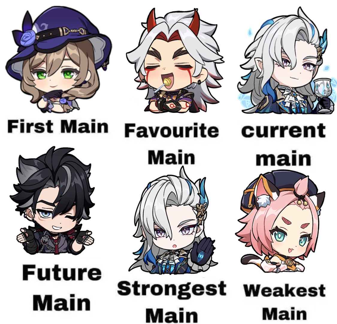 My mains ‼️😼 (+ blank copy