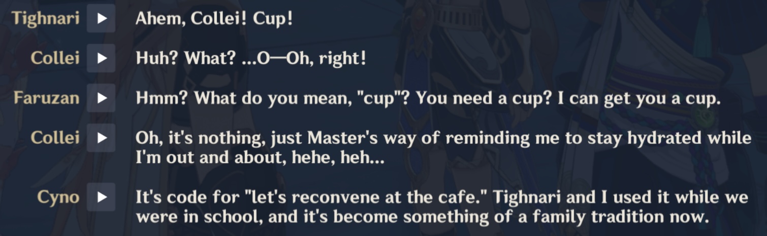 CYNARI ADOPTED COLLEI CANON??? Genshin Impact | HoYoLAB