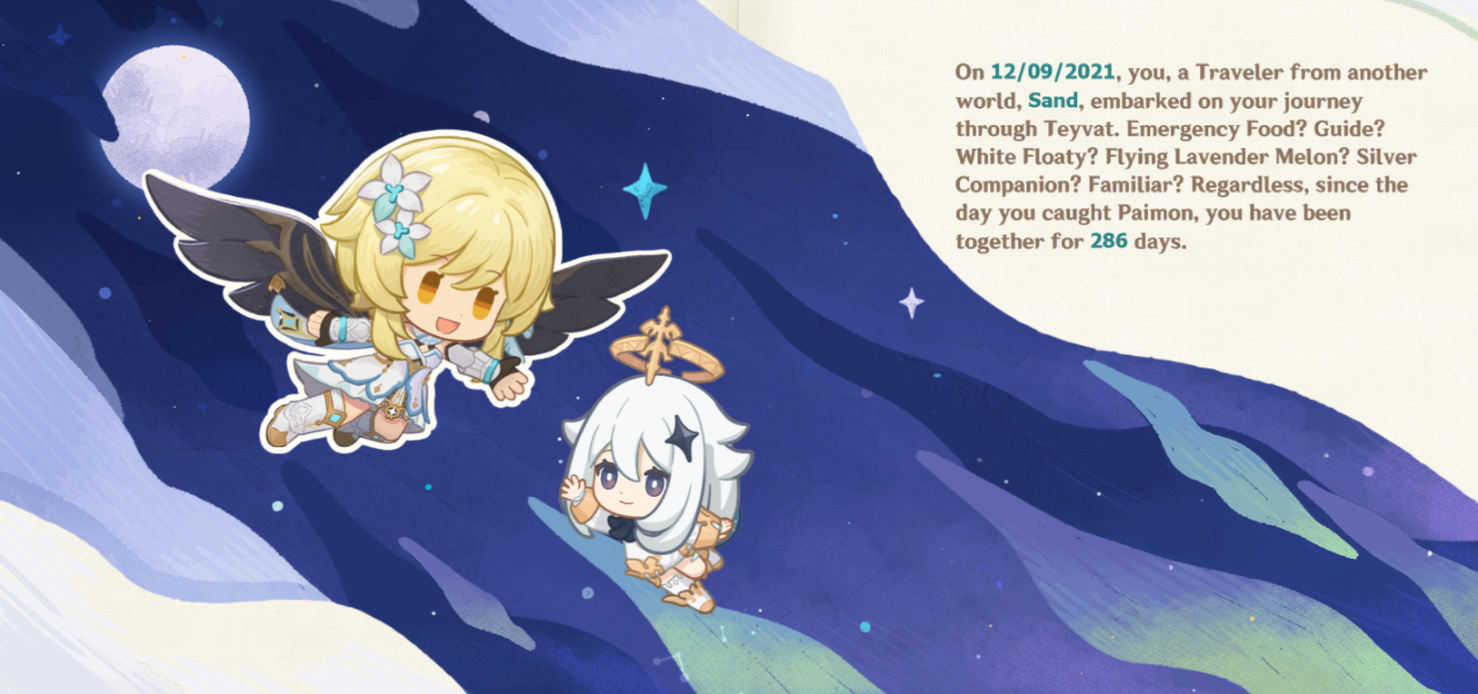 Some of my stats from the Starlight Reverie event! Genshin Impact | HoYoLAB