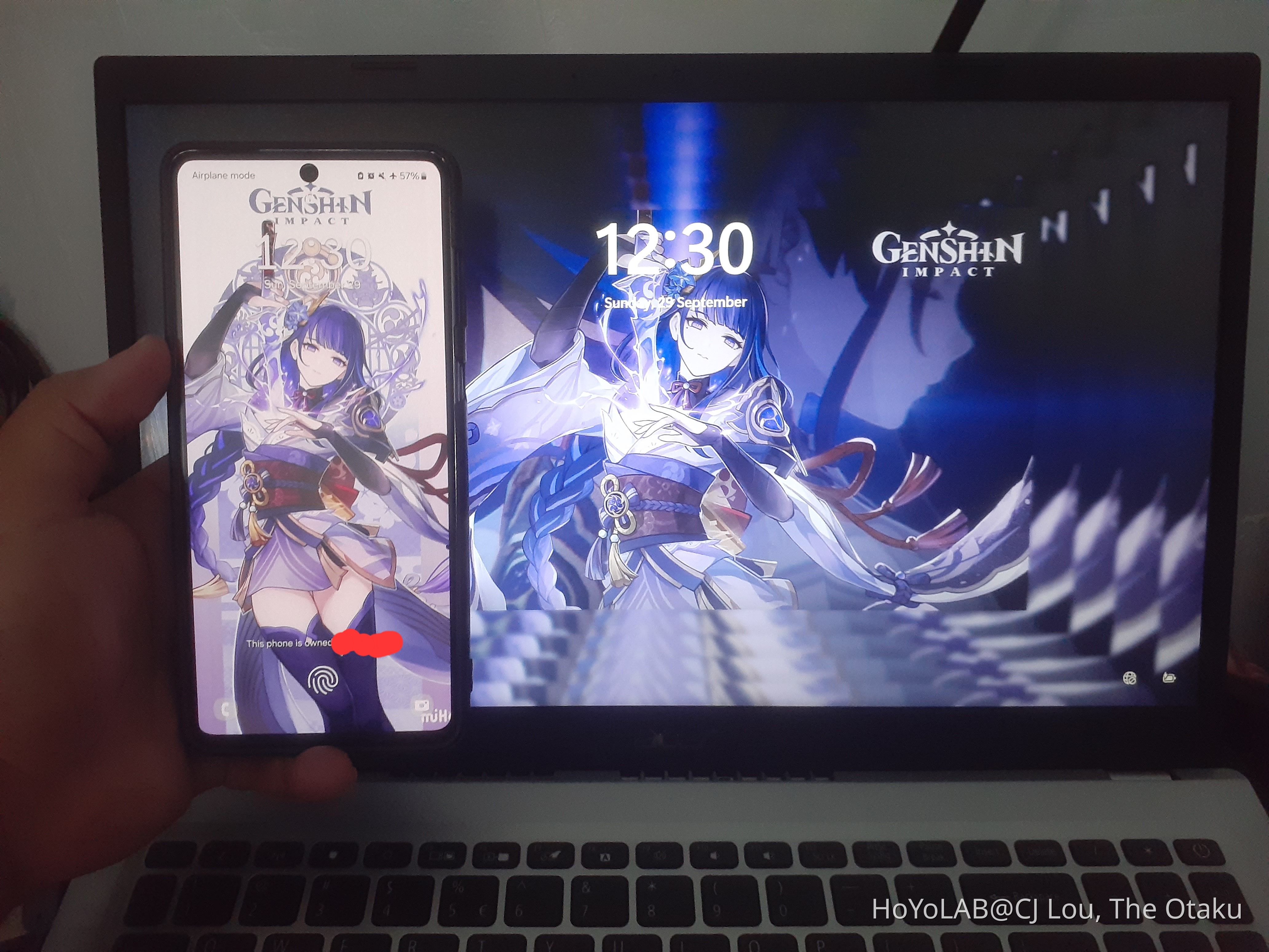 My Raiden Shogun Phone and Desktop Lock Screen Wallpaper Genshin Impact | HoYoLAB