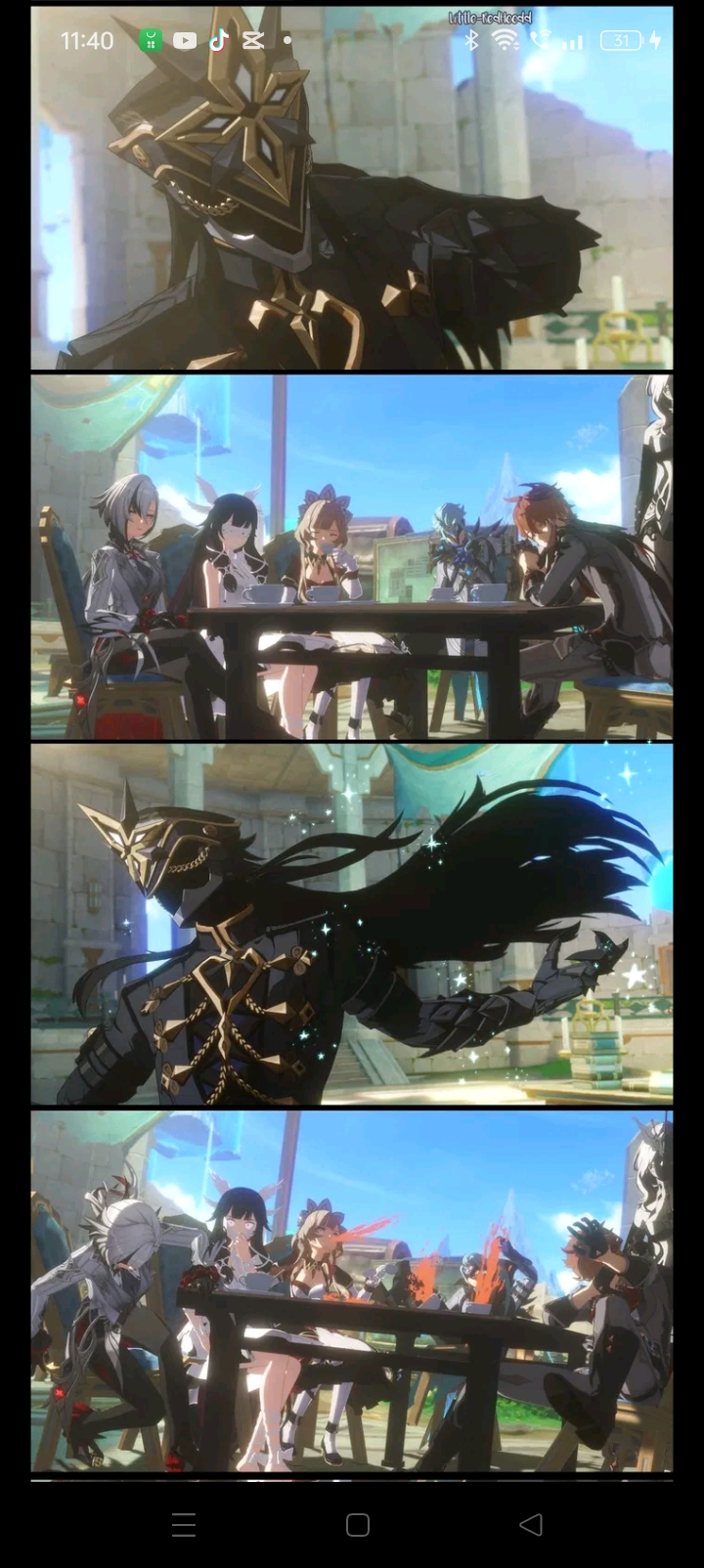 Capitano: Guys my hair way more beautiful than u guys Genshin Impact ...