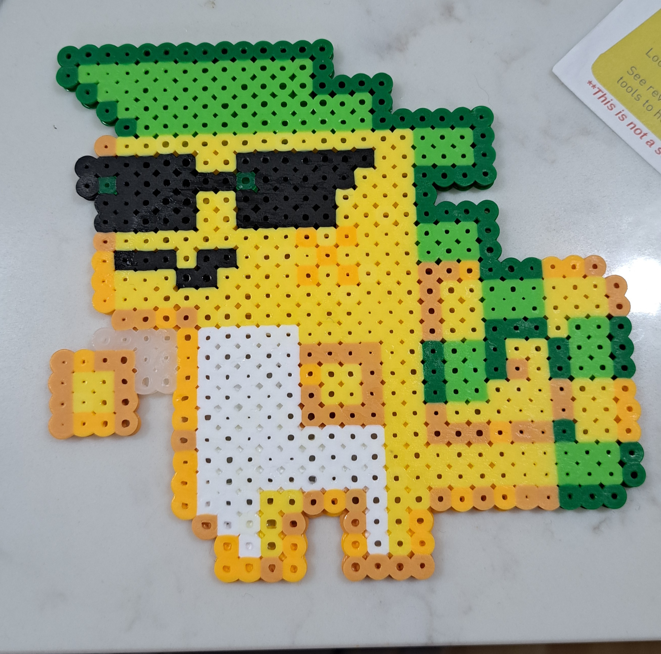 Ajaw Made Of Perler/Iron Bead Genshin Impact | HoYoLAB