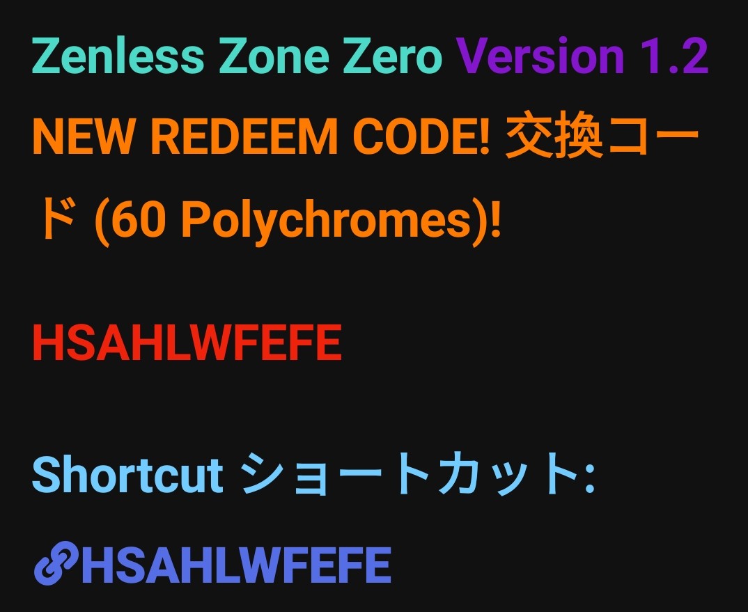 redemption code Zenless Zone Zero | HoYoLAB