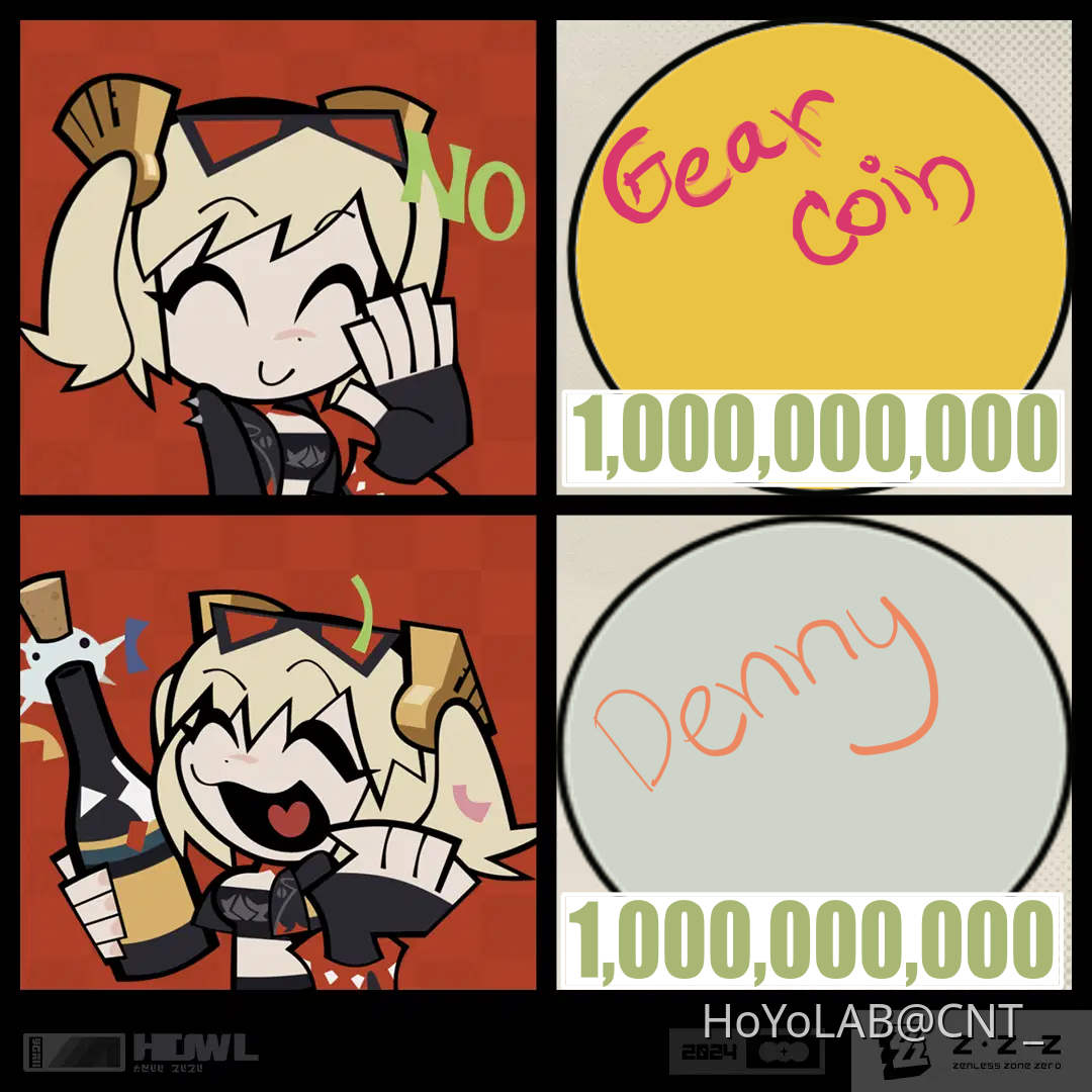 Denny >Gear coin Zenless Zone Zero | HoYoLAB