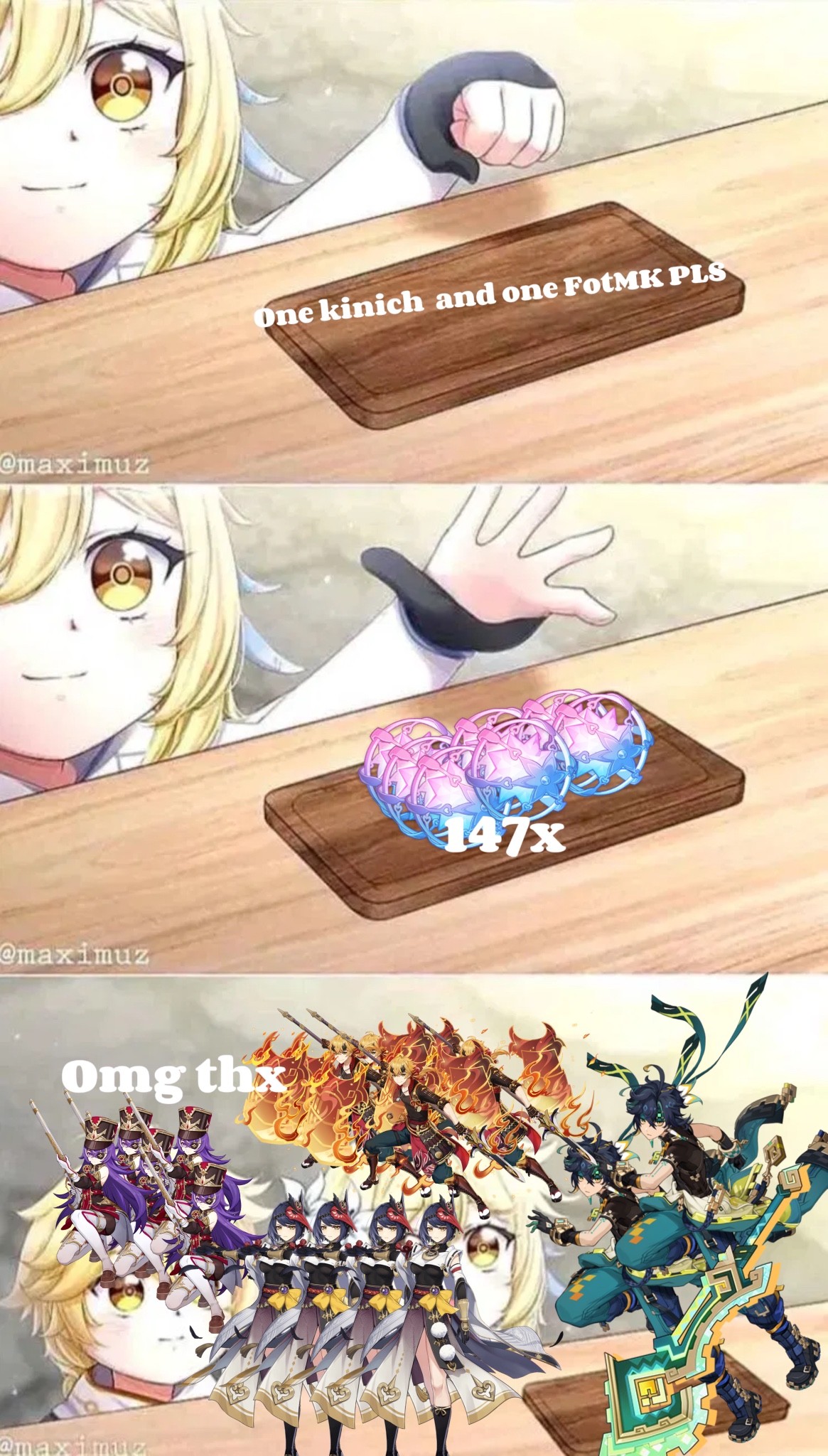 How my kinich pulls went Genshin Impact | HoYoLAB