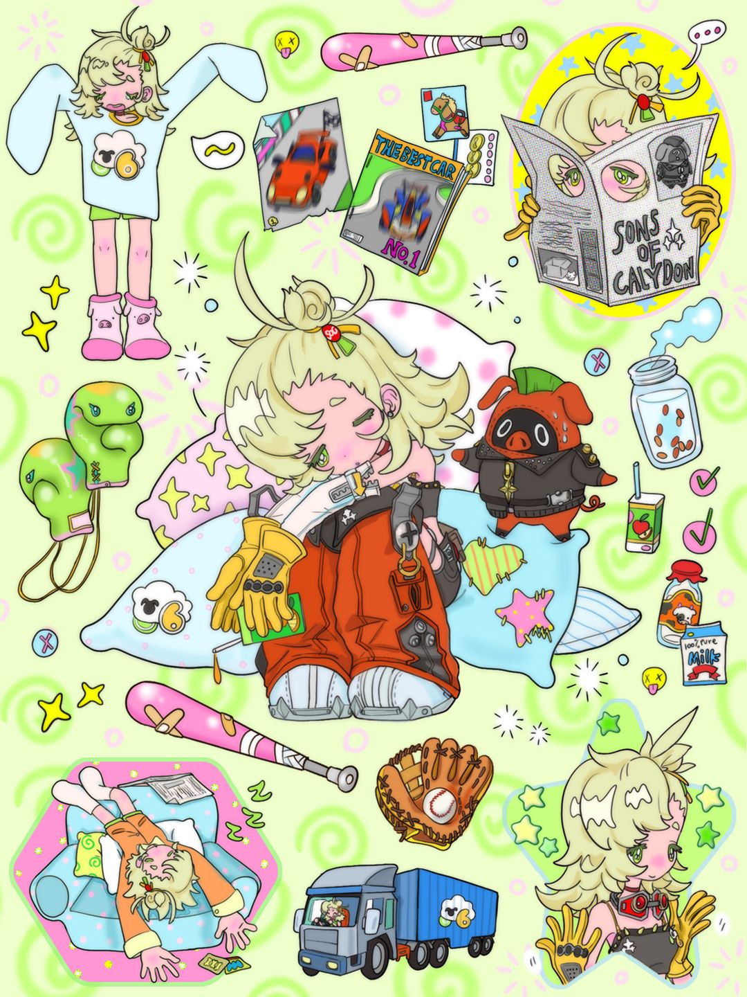 Plastic-Wrapped Journal | Lazy But Haven't Given Up Zenless Zone Zero ...