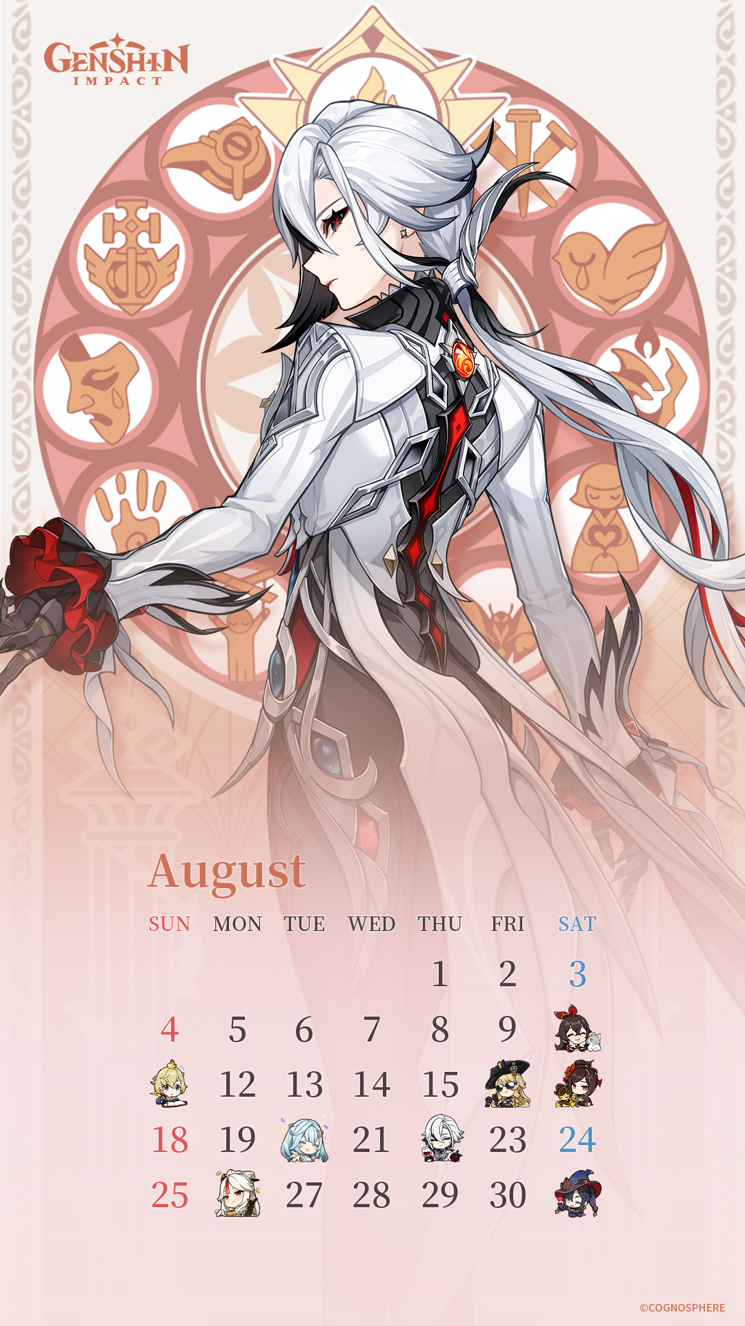 [FOR DOWNLOAD] Genshin Impact Aug, Sep & Oct 2024 Calendar Display ...