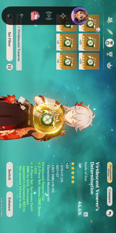 Kazuha Artifacts Genshin Impact | HoYoLAB