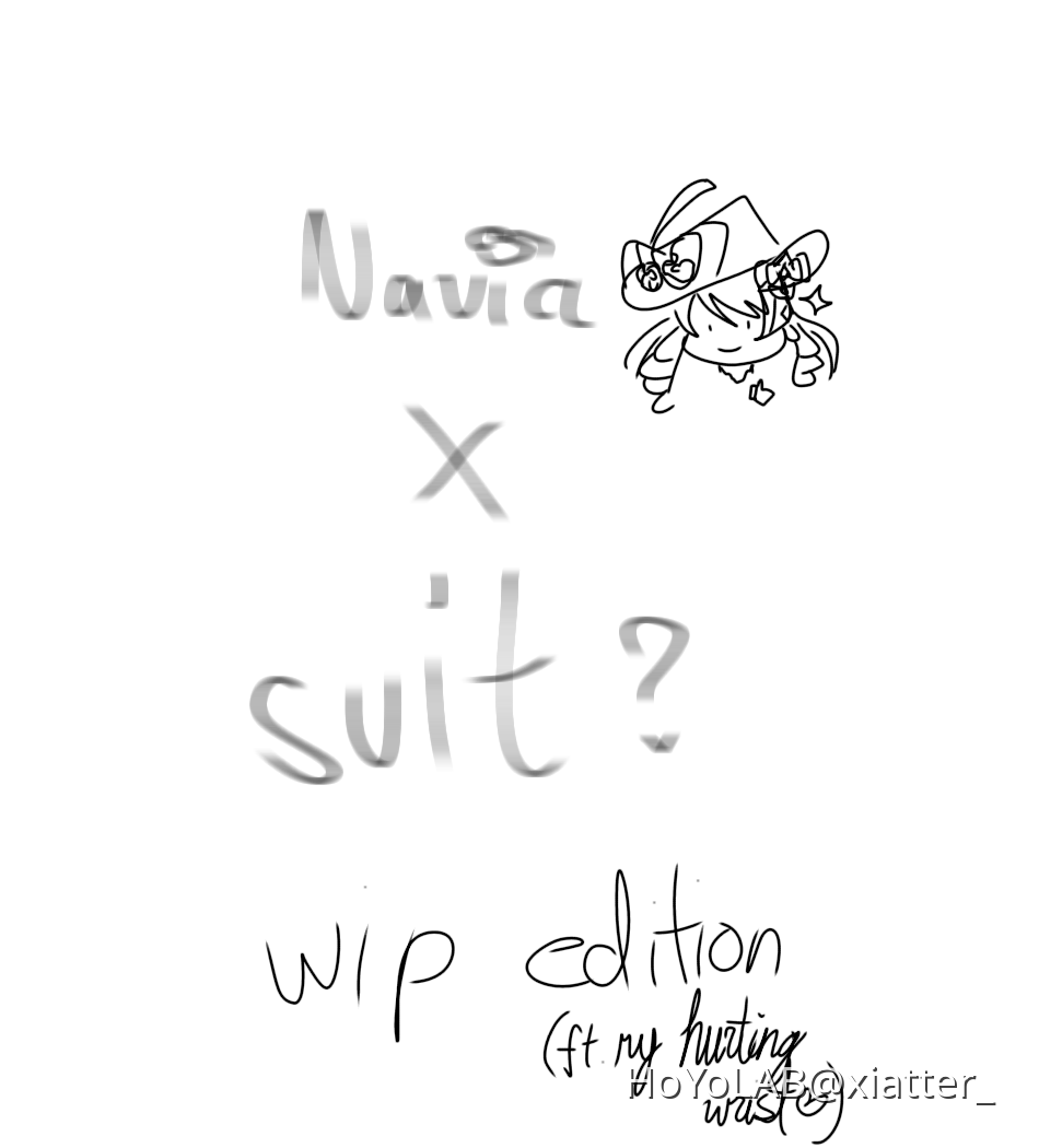 I present my bodyguard Navia wip 🙇‍🙇‍ Genshin Impact | HoYoLAB