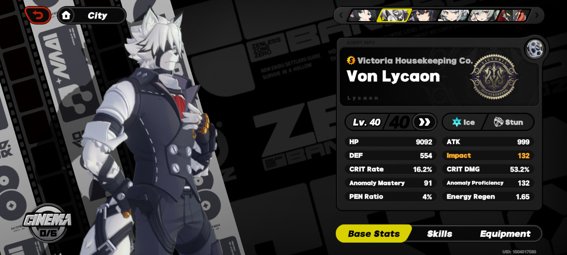 my Cesar looks pretty furry Zenless Zone Zero | HoYoLAB