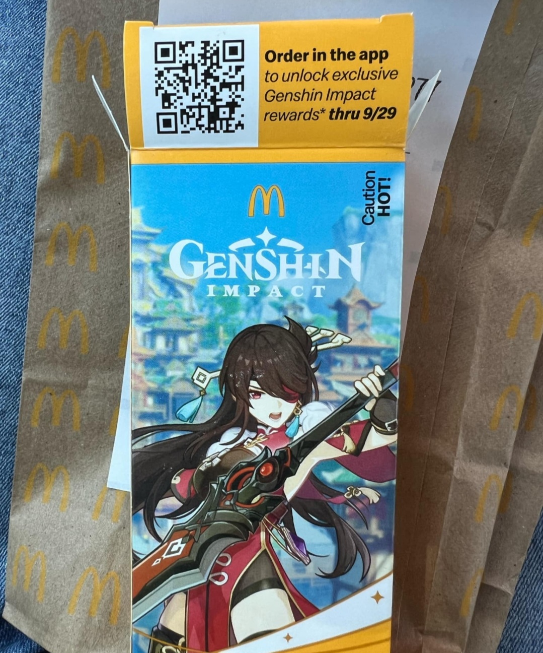 I'm sorry everyone, I'm not in USA to get the scan code from McDonald's ...