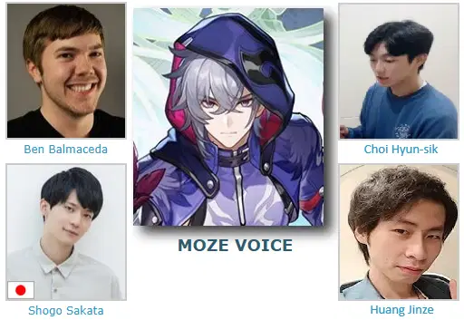 Moze's Voice Actors (All 4 Languages) Honkai: Star Rail | HoYoLAB