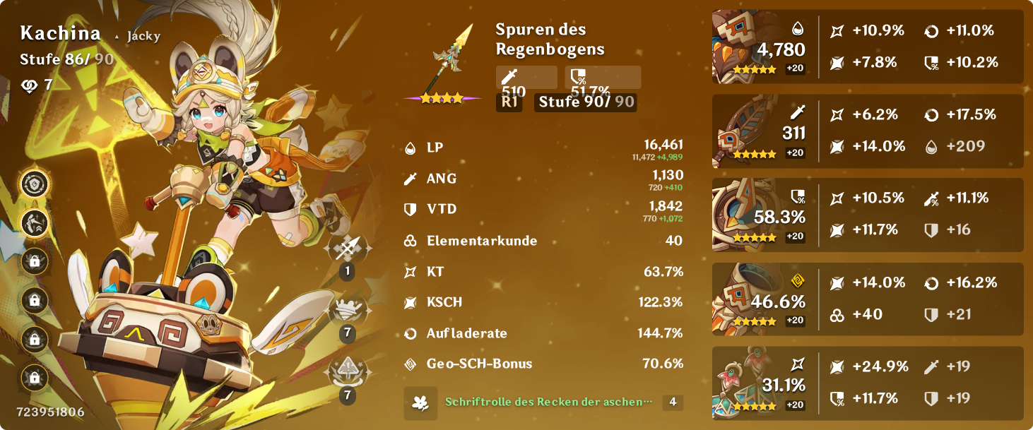 Meine Kachina-Build:3 My Kachina-Build:3 Genshin Impact | HoYoLAB