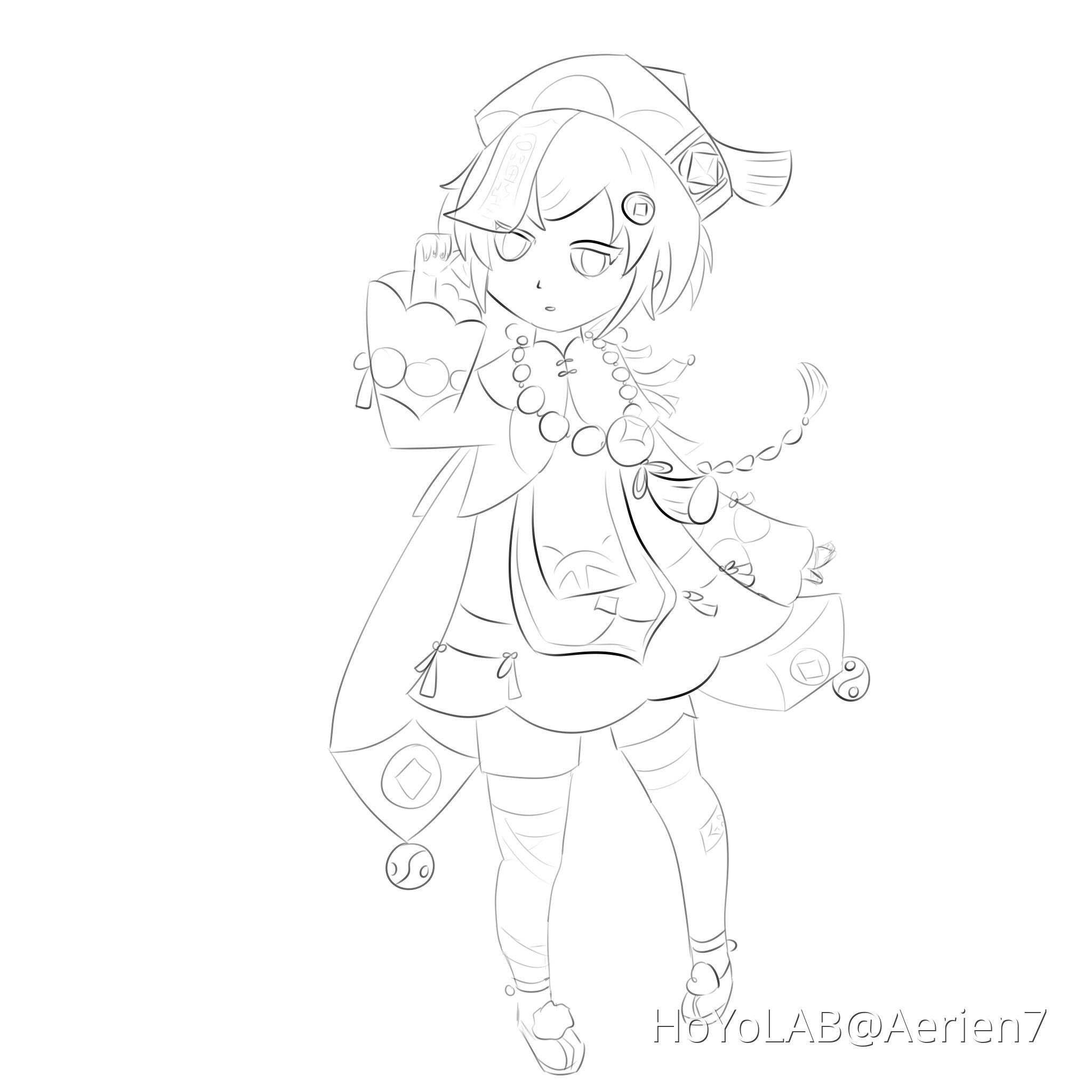 Qiqi Sketch Compilation Genshin Impact | HoYoLAB