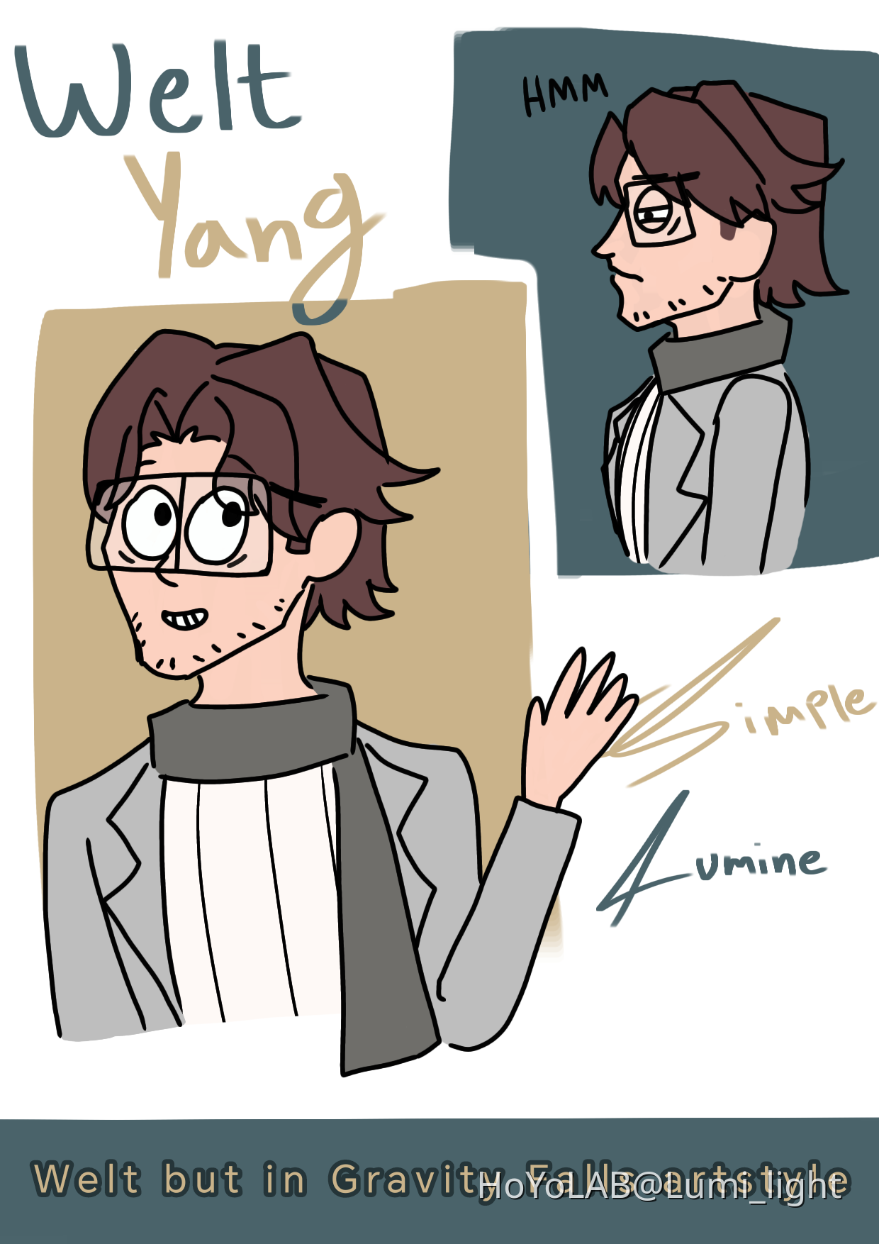 Welt in a different style hi hi :D Honkai: Star Rail | HoYoLAB