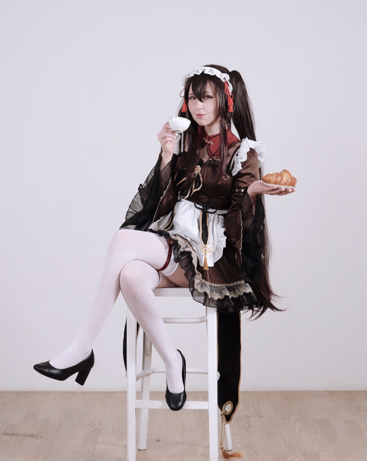 Hu Tao maid cosplay shoot ️ Genshin Impact | HoYoLAB