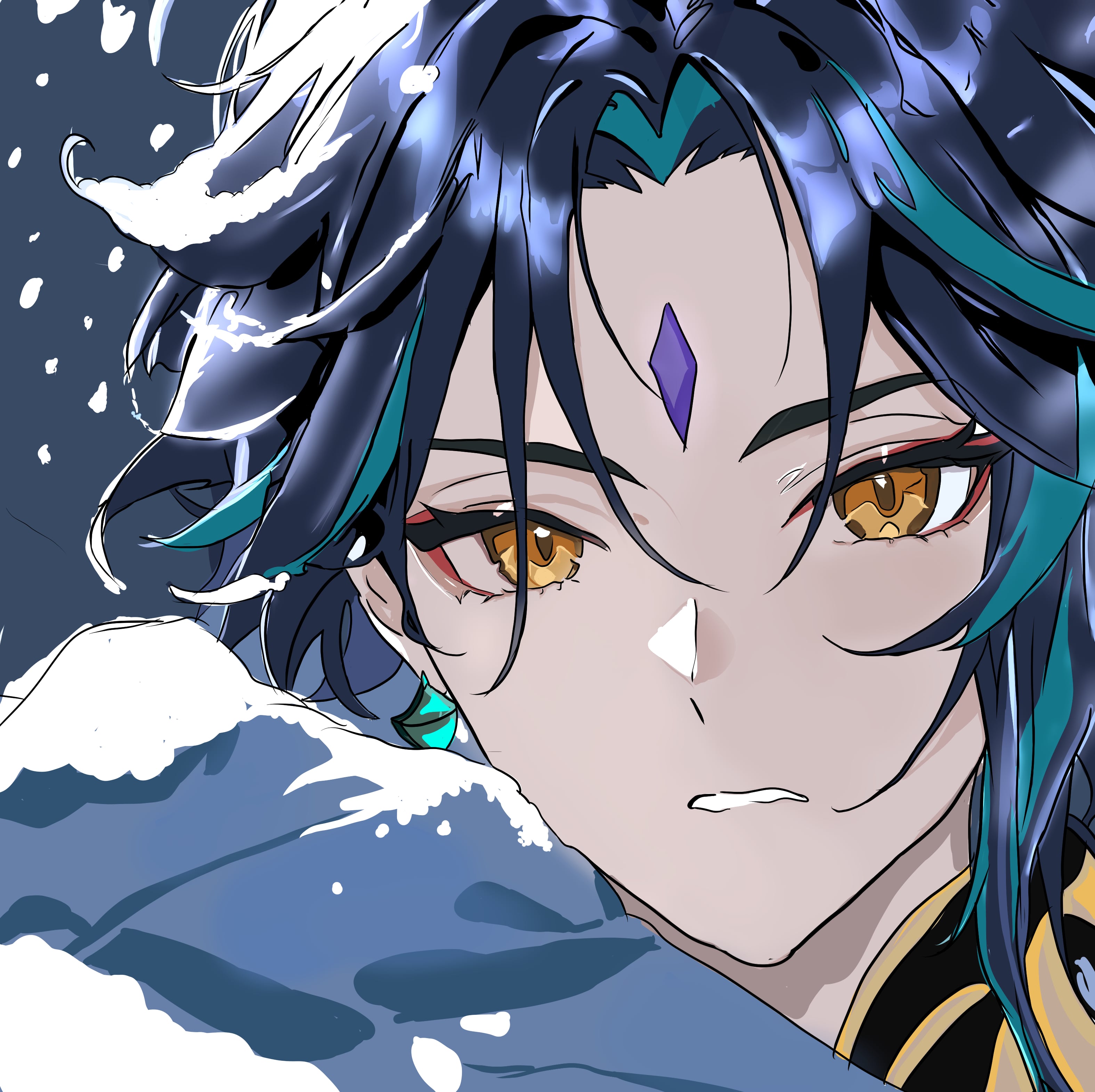 Xiao on winter🩵 Genshin Impact | HoYoLAB