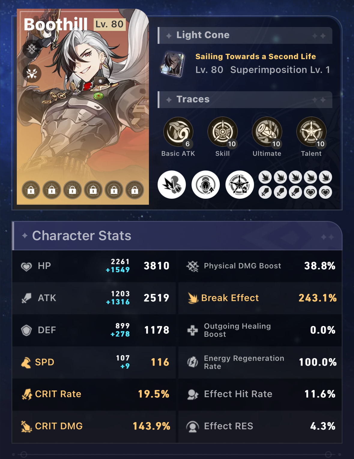 how’s my boothill build? Honkai: Star Rail | HoYoLAB