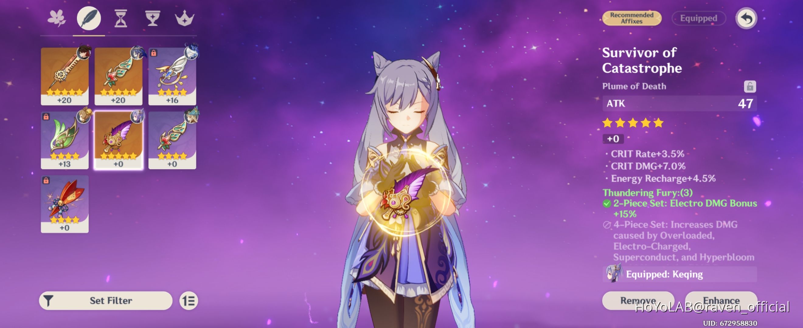 I created an artifact for the first time!! Genshin Impact | HoYoLAB