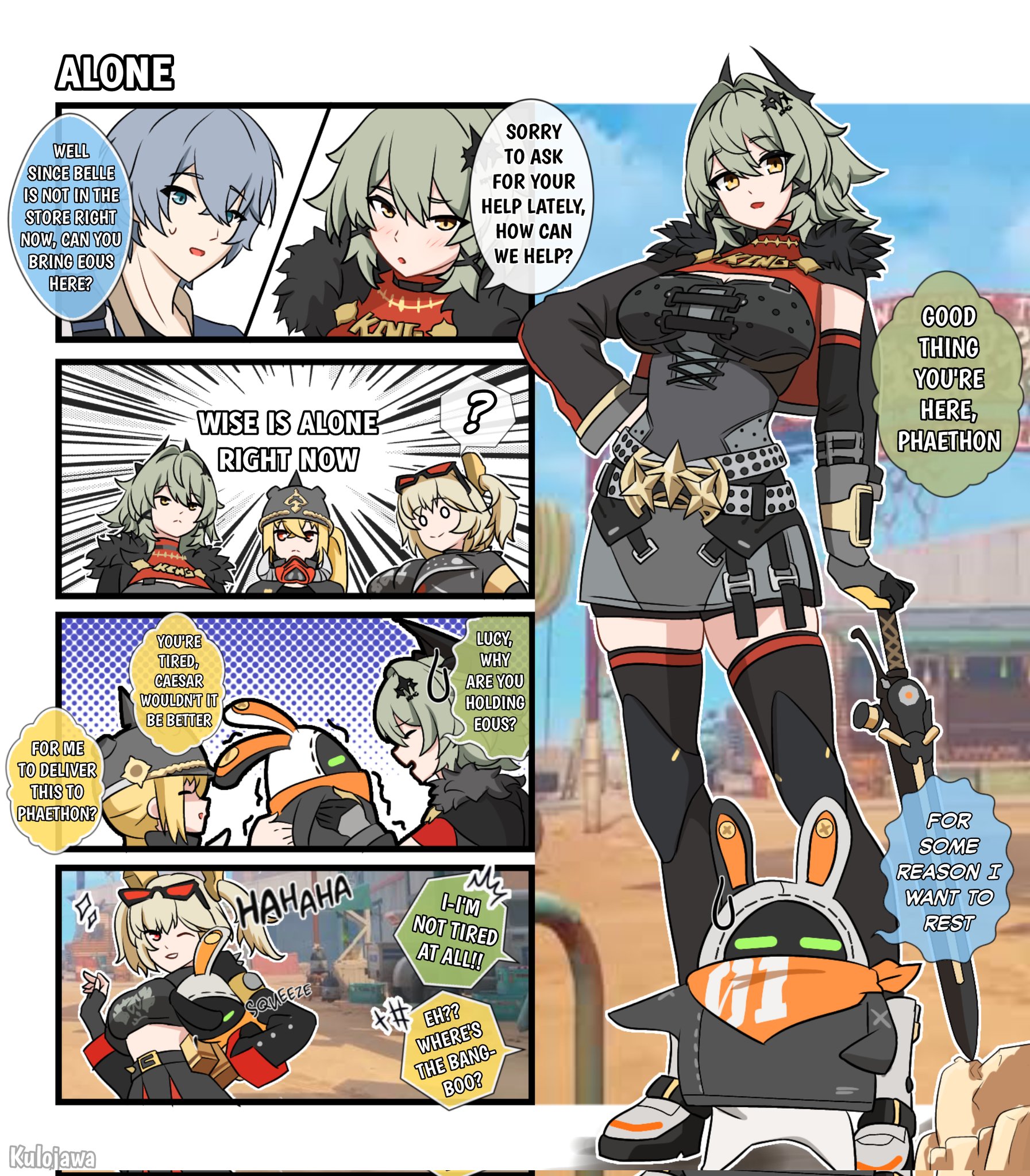 Caesar, What are you doing? Zenless Zone Zero | HoYoLAB