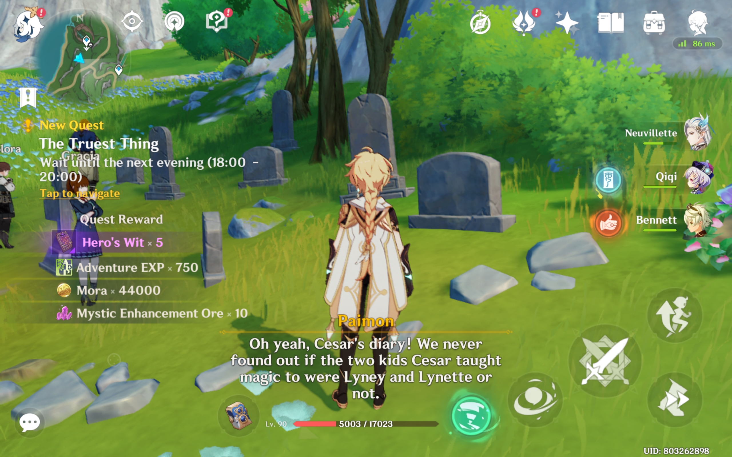 Spoiler warning do not look at it if you did not do the quest Genshin ...