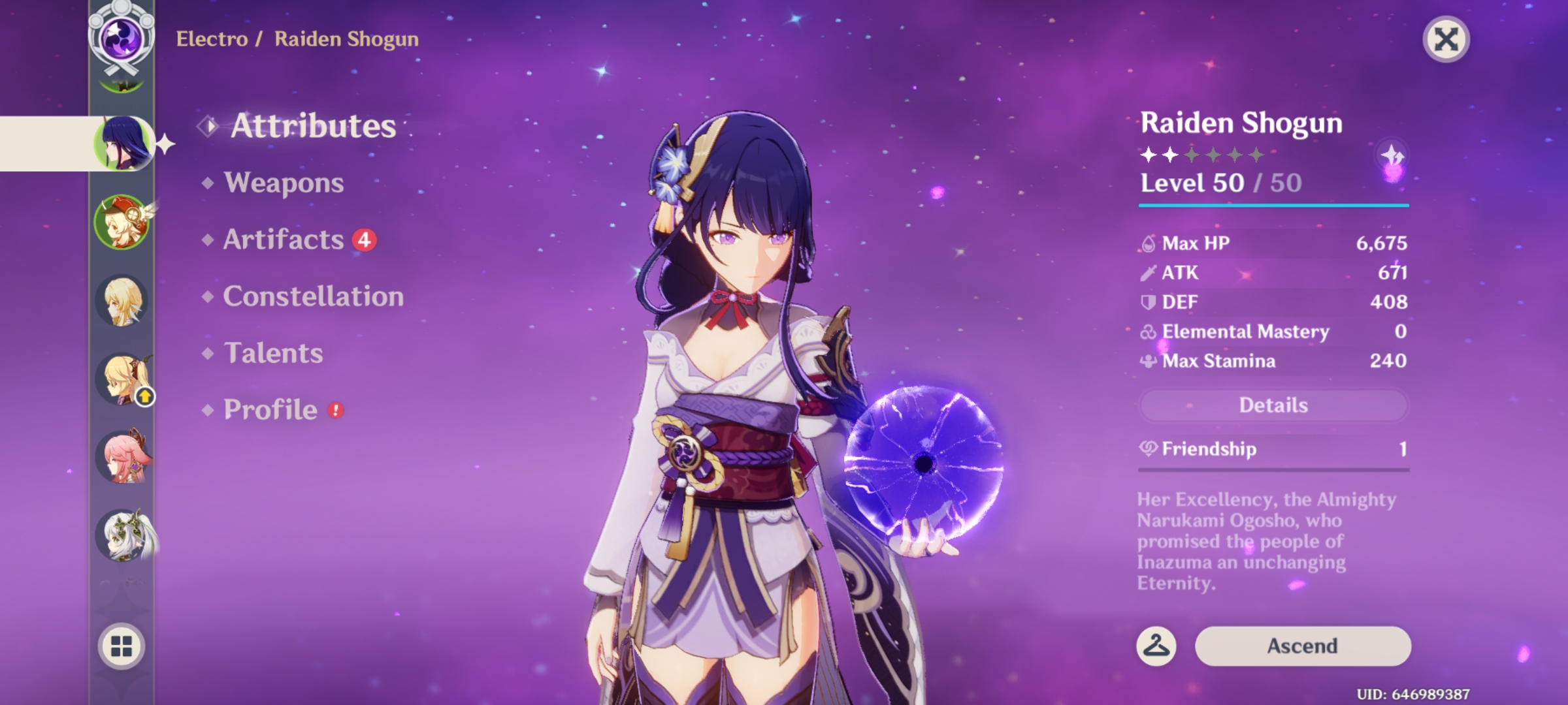 I JUST GOT C1 RAIDEN Genshin Impact | HoYoLAB