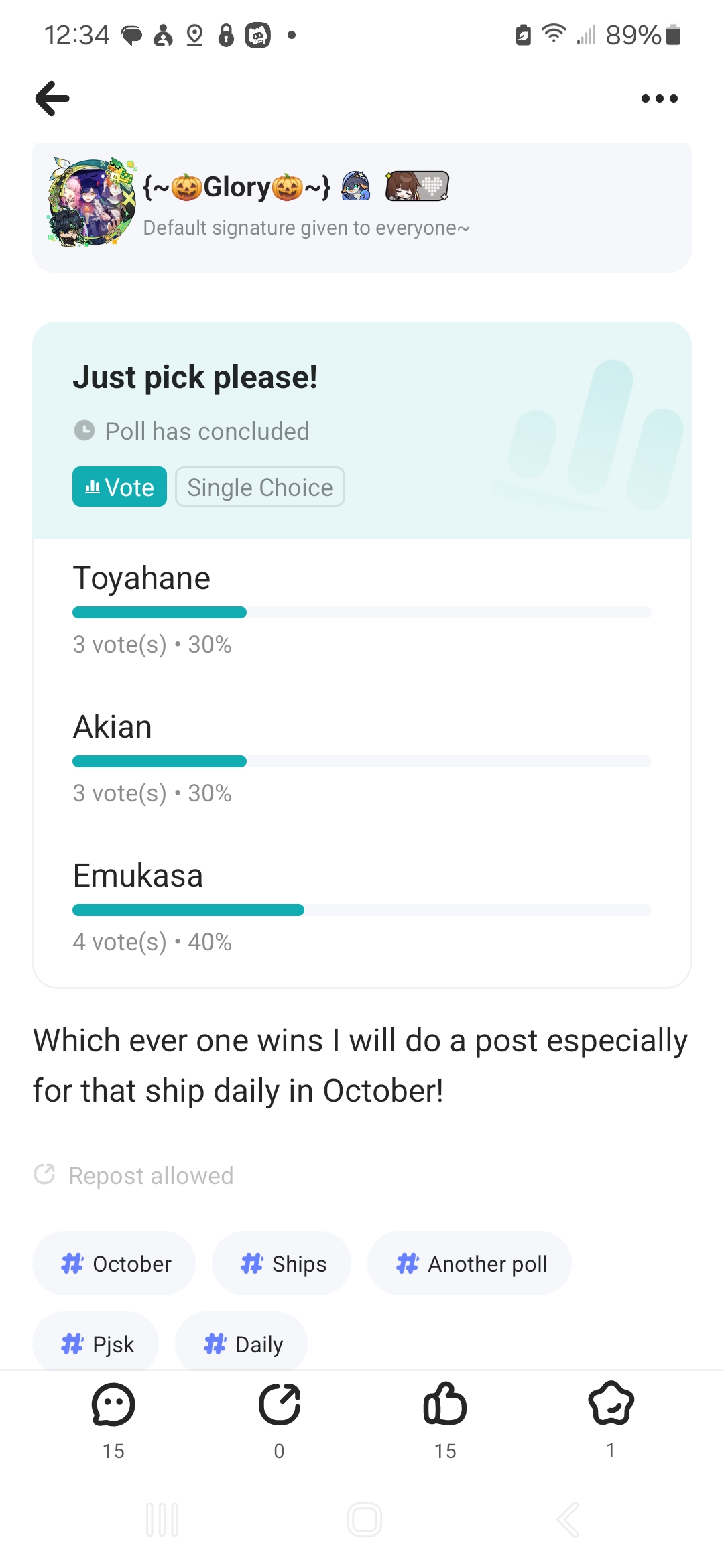 Emukasa has WON! | HoYoLAB