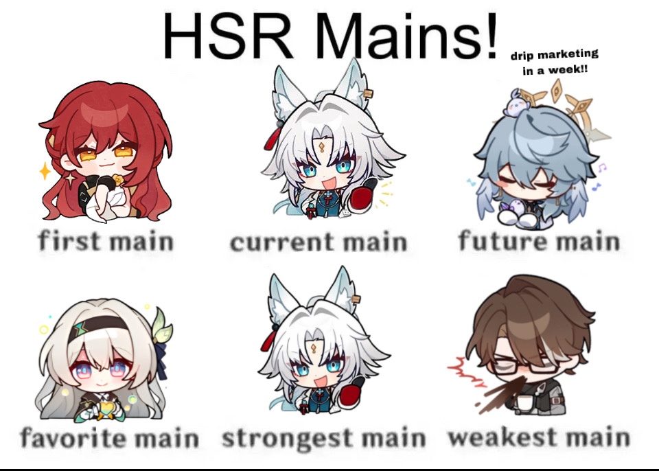 My hsr mains!! Honkai: Star Rail | HoYoLAB